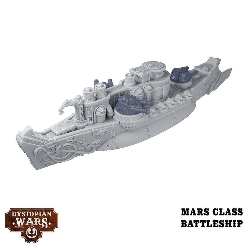 Dystopian Wars: Mars Battlefleet Set :: ORBAT.eu
